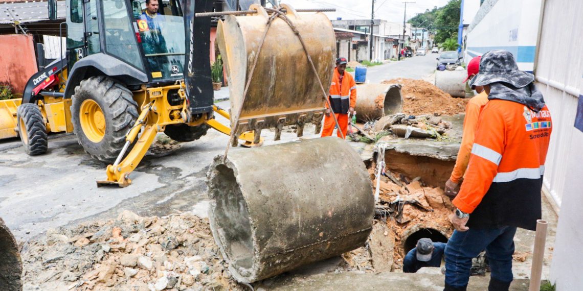 Prefeitura De Manaus Recupera Rede De Drenagem Profunda No Nova Cidade